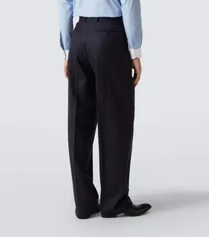 TOM FORD Pinstripe Wool Straight Pants