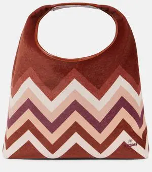 Missoni Large Zigzag Leather Tote Bag