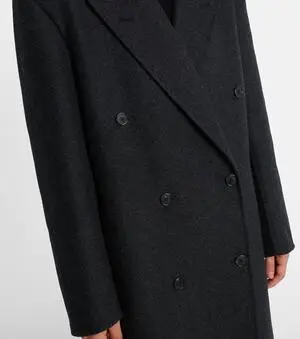 THE ROW Hariet Wool And Cashmere Coat - Grey