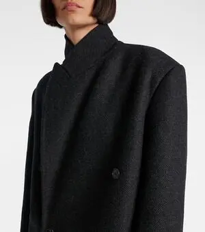 THE ROW Hariet Wool And Cashmere Coat - Grey