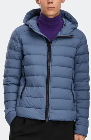 Canada Goose Crofton Water Repellent Packable Down Hooded Jacket - Ozone Blue