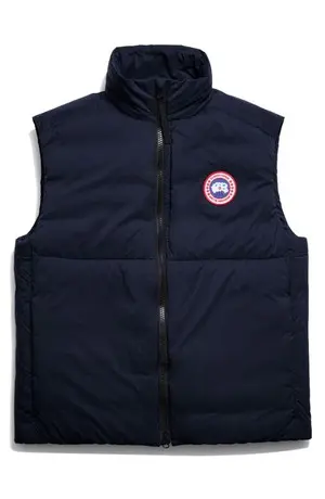 Canada Goose Lodge Packable 750 Fill Power Down Vest - Atlantic Navy - Bleu Mar