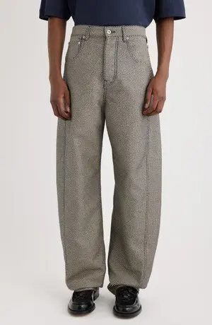 Jacquemus Raw Edge Hem Jeans For Men