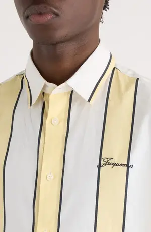 Jacquemus La Chemise Simon Stripe Button-up Shirt