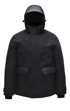 TRIPLE F.A.T. GOOSE Anvil Short Down Parka - Black