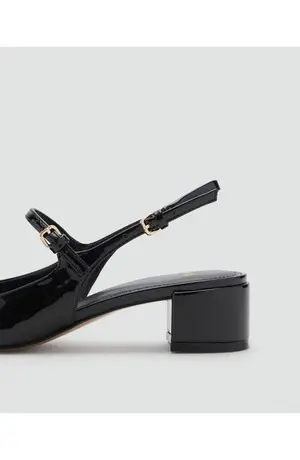 Mango Slingback Pumps - Black