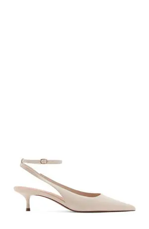 Mango Ankle Strap Pointed Toe Pumps