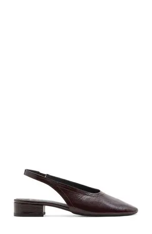 Mango Slingback Pump - Burgundy
