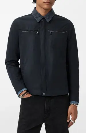 John Varvatos Waxed Cotton Work Jacket