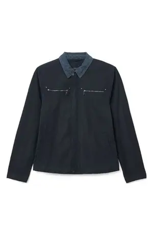 John Varvatos Waxed Cotton Work Jacket