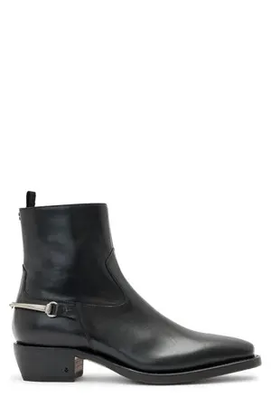 John Varvatos Walker Bit Boots - Black