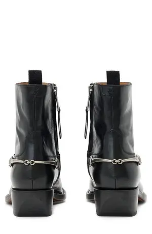 John Varvatos Walker Bit Boots - Black