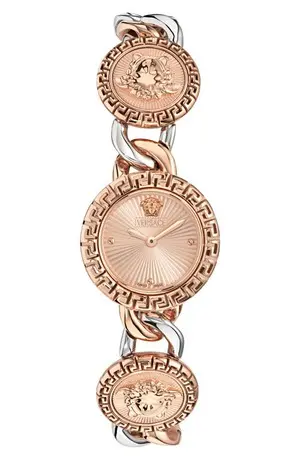 Versace La Greca Stud Icon Two-tone Bracelet Watch - Two Tone