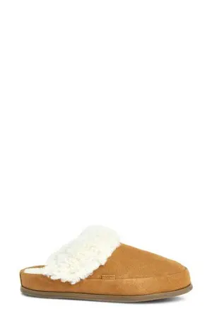 HARI MARI Tia Genuine Shearling Lined Slipper - Tan