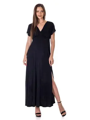 24seven Comfort Apparel Kimono Day Dresses