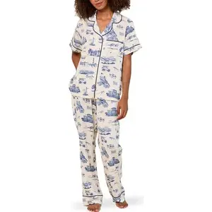 KATIE KIME Nc Toile Pant Set Navy