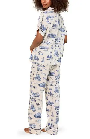 KATIE KIME Nc Toile Pant Set - Navy