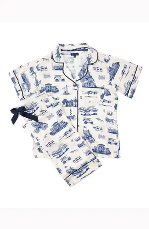 KATIE KIME Nc Toile Pant Set - Navy