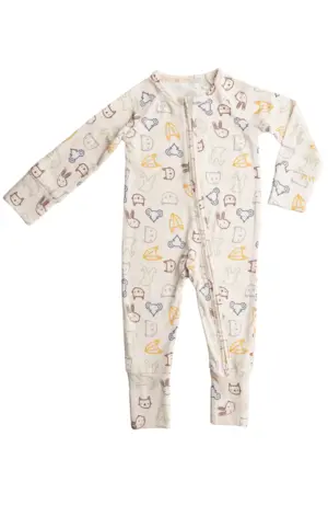 KINDRED BRAVELY Zip-up Pajamas - Critter Crew
