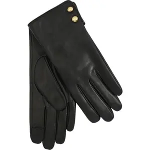ZZDNU LAUREN RALPLH LAUREN Leather Touch Gloves Black