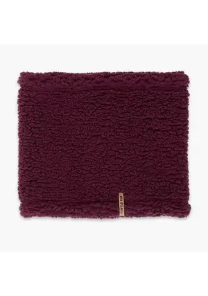 Turtle Fur High Pile Fleece Neck Warmer Black Cherry
