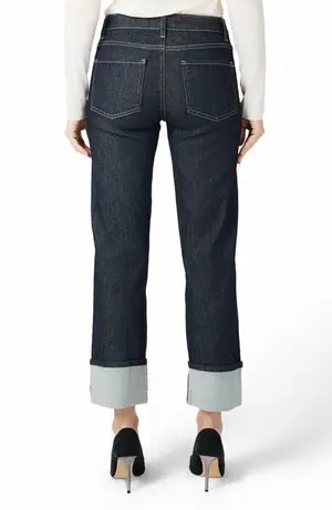 Fidelity Denim Cali Cuff Full Straight Jeans - Oxford