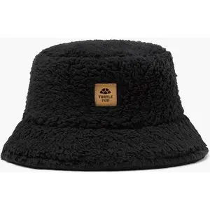 Turtle Fur Stomp Fleece Bucket Hat Black