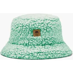 Turtle Fur Stomp Fleece Bucket Hat Mint Crush