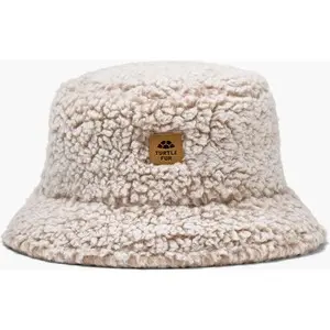 Turtle Fur Stomp Fleece Bucket Hat Natural
