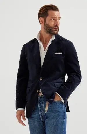 Brunello Cucinelli Deconstructed Blazer