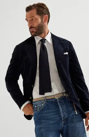 Brunello Cucinelli Deconstructed Blazer