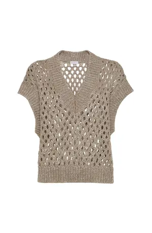 Brunello Cucinelli Net Knit Sweater