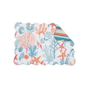 C&F HOME Tangerine Coast Placemats - Blue