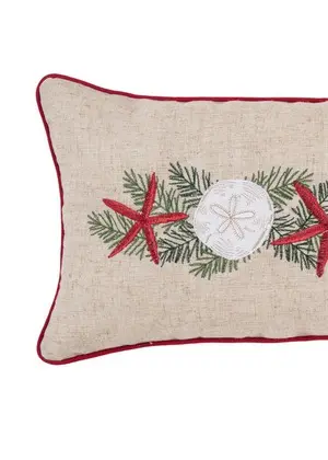 C&F HOME Starfish Garland Pillow