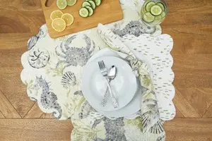 C&F HOME Cannon Beach Dining Table Runner
