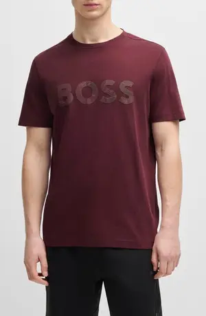 BOSS Glamping Logo Graphic T-shirt - Medium Red