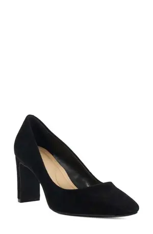 Dune London Arriving Block Heel Pump - Black