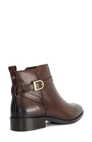 Dune London Pemma Buckle Strap Bootie - Tan