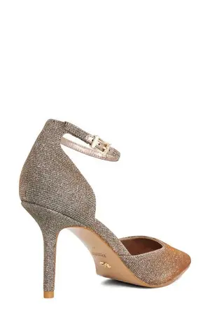 Dune London Calmness Ankle Strap Pumps - Bronze