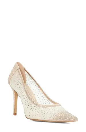 Dune London Brightest Pointed Toe Pumps - Gold