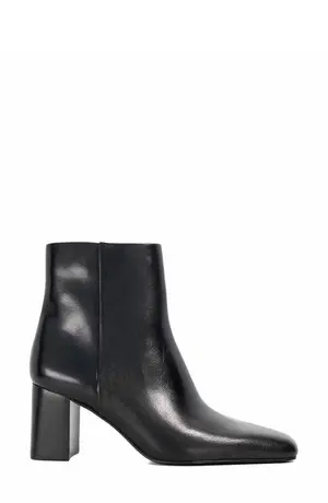 Dune London Panamas Block Heel Bootie - Black