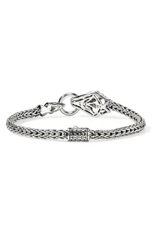 John Hardy Naga Dragon Link Bracelet With Diamonds And Sapphires