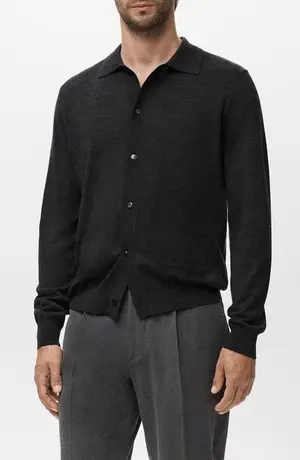 Mango Collared Cardigans For Men