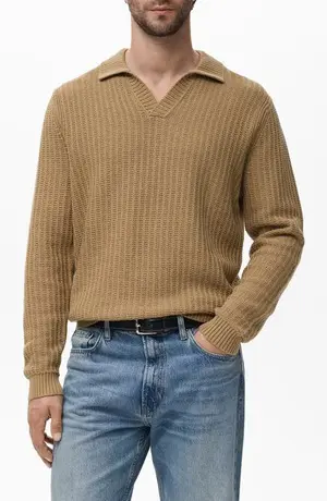 Mango Collared Sweaters For Men