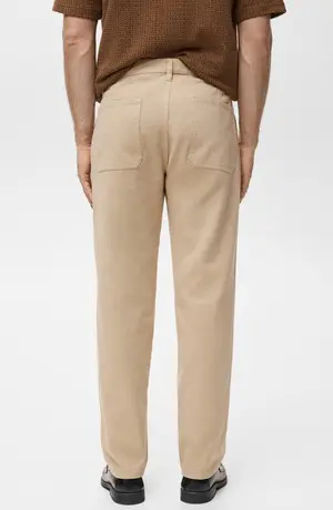 Mango Regular Fit Jeans - Beige