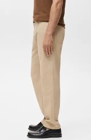 Mango Regular Fit Jeans - Beige
