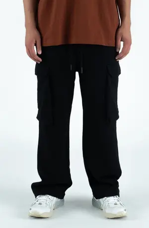 STUDENTS Highlands Cargo Sweatpants - Black
