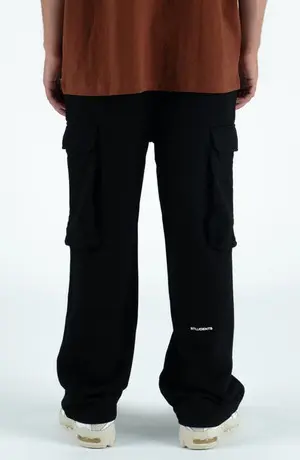 STUDENTS Highlands Cargo Sweatpants - Black
