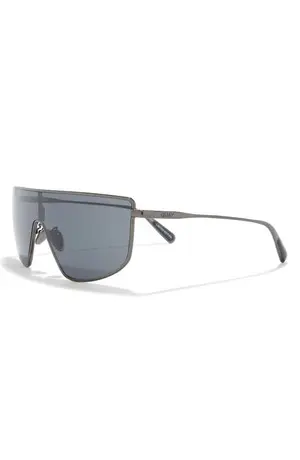 Quay Gradient Shield Sunglasses - Gunmetal/smoke