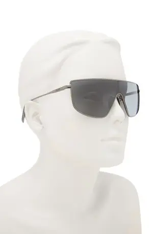 Quay Gradient Shield Sunglasses - Gunmetal/smoke